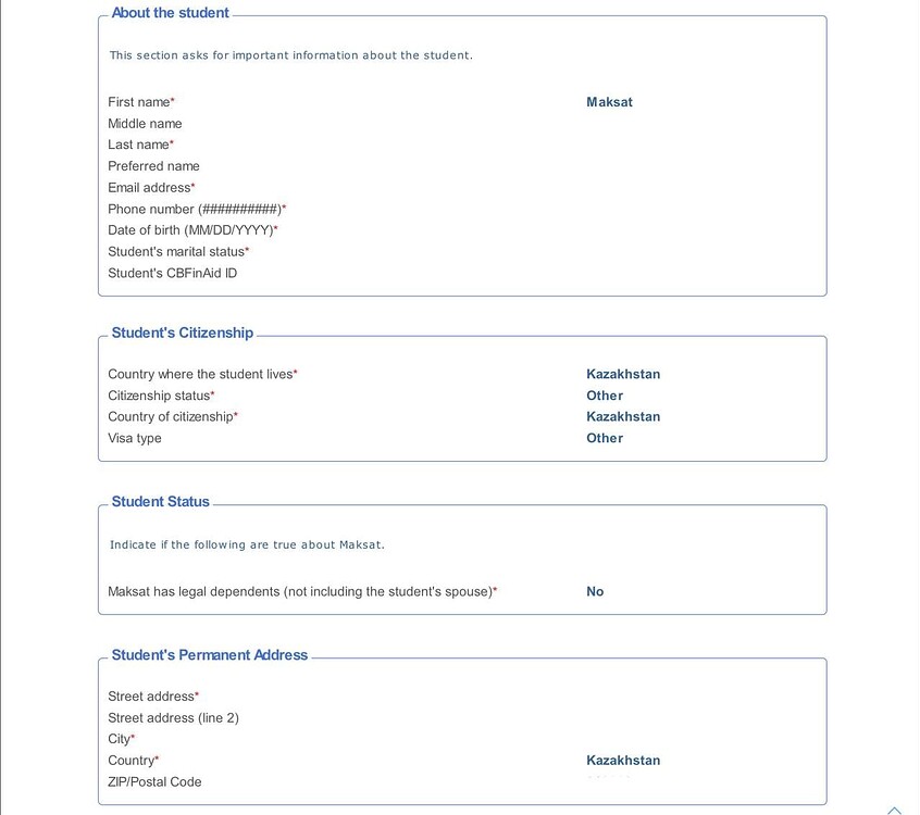 How to fill CSS Profile? - Поступление в вузы - Спроси! | Beyond Curriculum