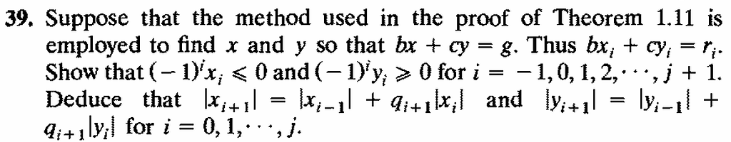 Extended Euclidean Algorithm, x(i) and y(i) - Теория Чисел - Спроси ...