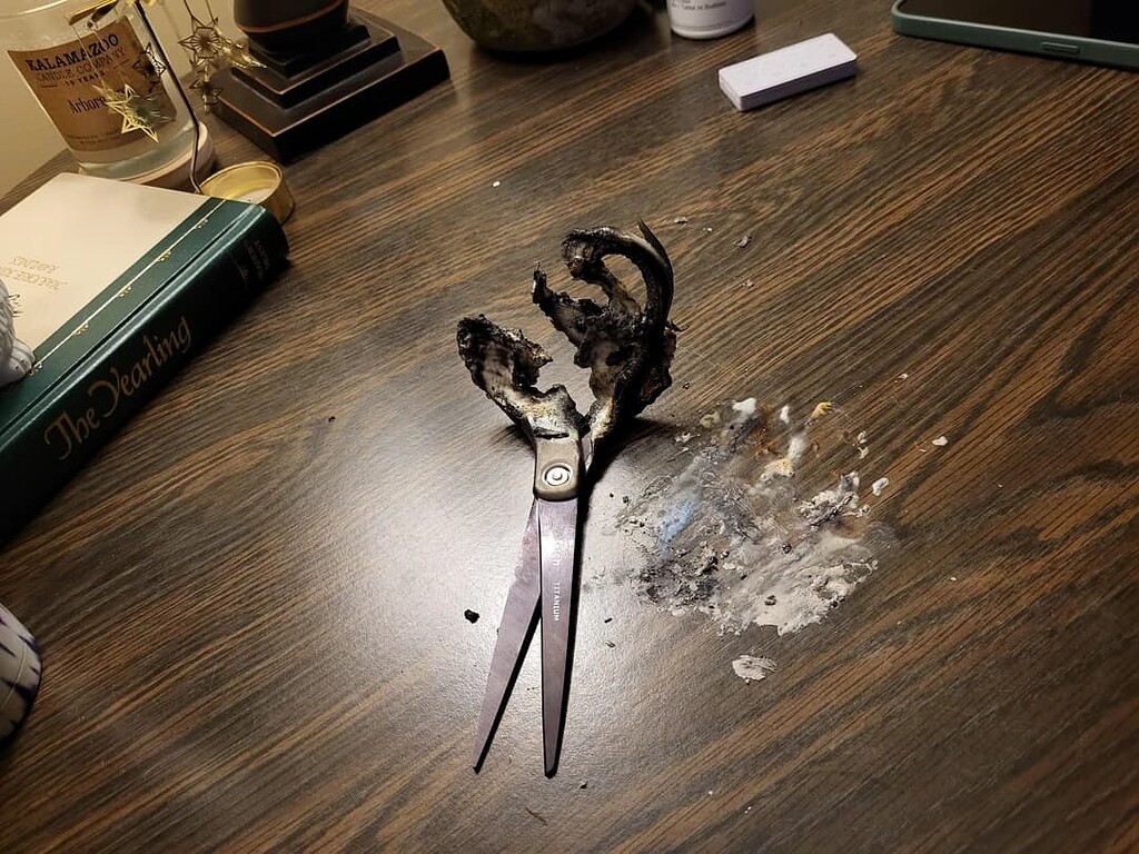 Unsolved mystery of scissors' combustion - Химия - Спроси! | Beyond ...